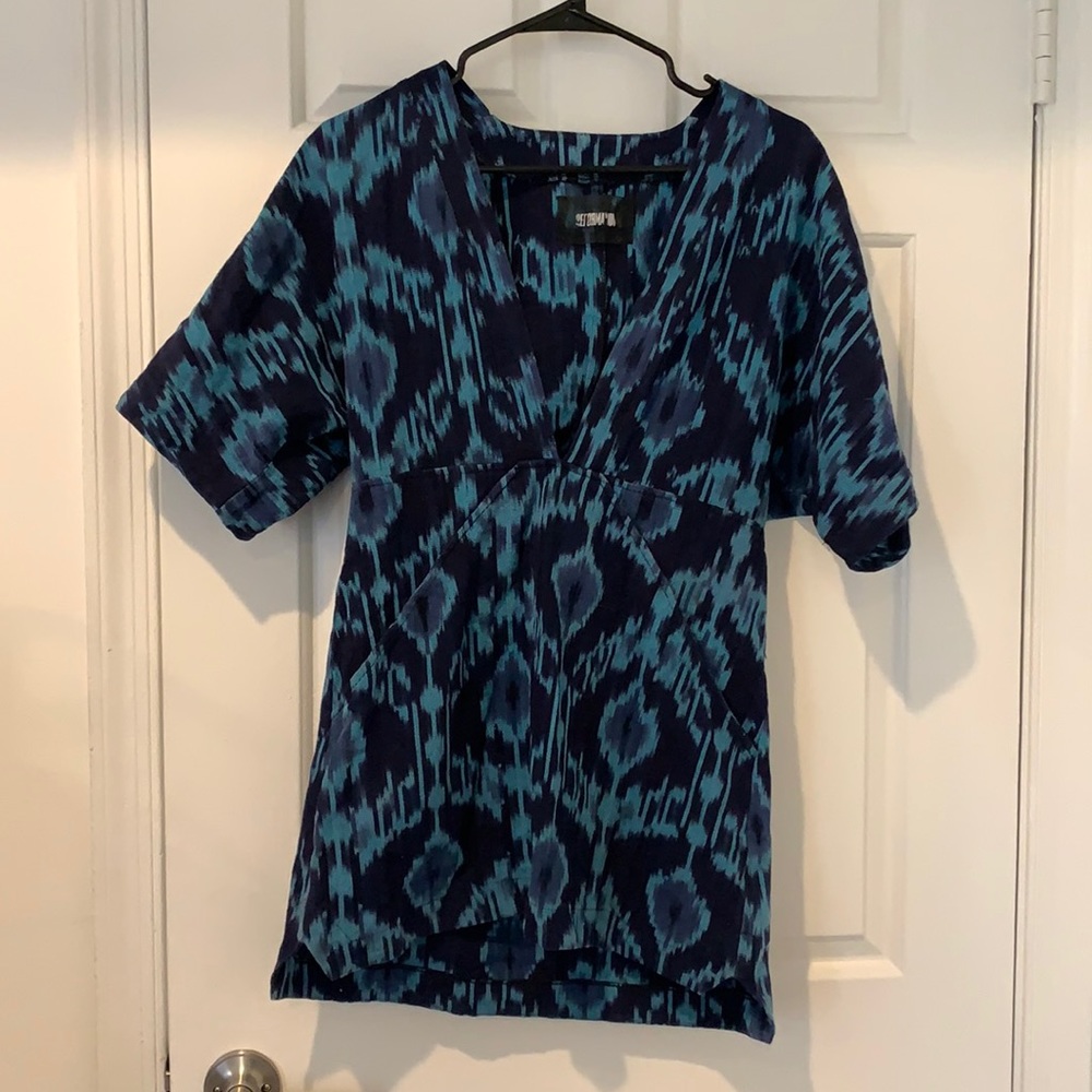 Reformation Azura Ikat Tunic - Gem